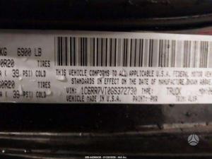 Black Ram 1500 2016 in Klaipeda, with an engine capacity of 0.00 L and mileage of 120 thousand km for 7800 €, photo 9 on AUTOMOTO.COM.LV