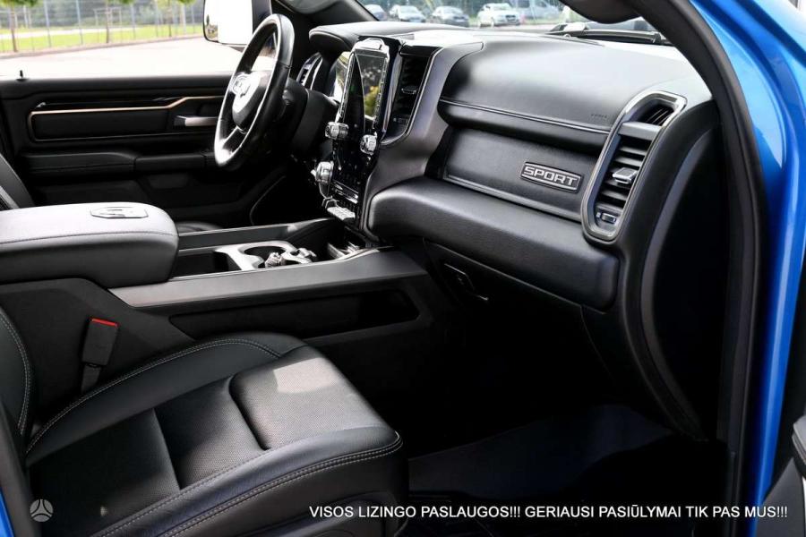Blue Ram 1500 2021 in Kretinga, with an engine capacity of 5.65 L and mileage of 63 thousand km for 49999 €, photo 27 on AUTOMOTO.COM.LV