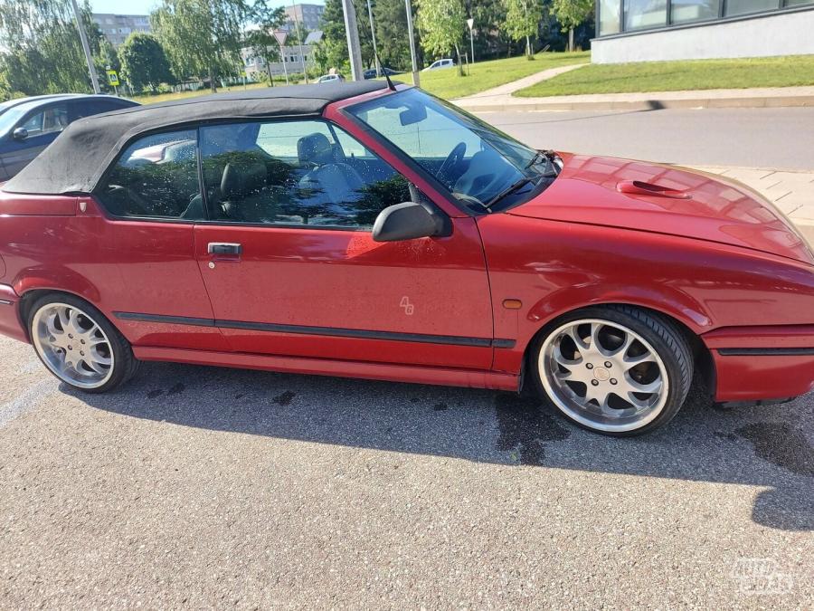 Red Renault 19 1993 in Vilnius, with an engine capacity of 1.80 L and mileage of 146 thousand km for 5000 €, photo 6 on AUTOMOTO.COM.LV