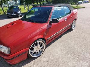 Red Renault 19 1993 in Vilnius, with an engine capacity of 1.80 L and mileage of 146 thousand km for 5000 €, photo 8 on AUTOMOTO.COM.LV