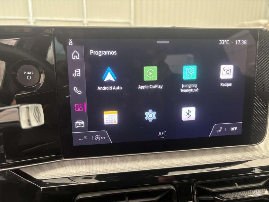 Melns Renault 5 E-Tech 2025 Kauņa, ar dzinēja tilpumu 0.00 L un nobraukumu 13 tūkst. km par 14650 €, foto 17 vietnē AUTOMOTO.COM.LV