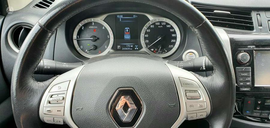 Black Renault Alaskan 2019 in Vilnius, with an engine capacity of 2.30 L and mileage of 244 thousand km for 16180 €, photo 9 on AUTOMOTO.COM.LV