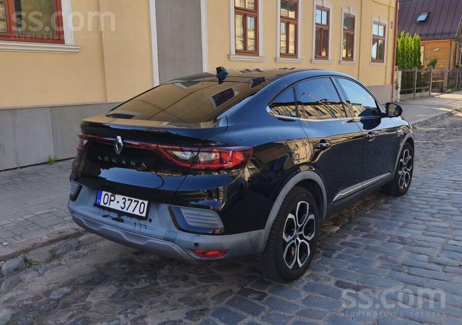 Melns Renault Arkana 2021 Jelgava, ar dzinēja tilpumu 1.30 L un nobraukumu 0 tūkst. km par 13990 €, foto 4 vietnē AUTOMOTO.COM.LV