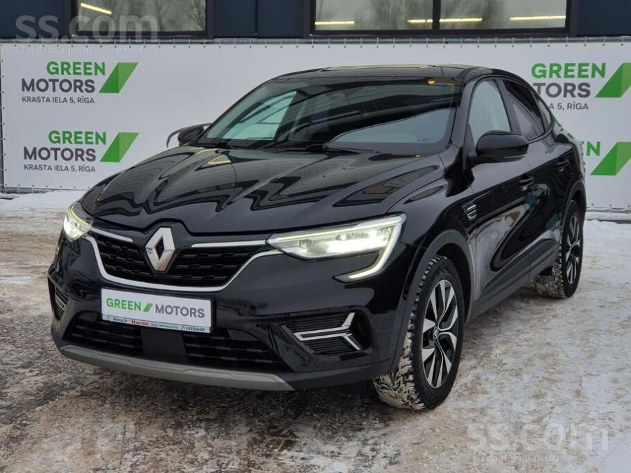Black Renault Arkana 2023 in Riga, with an engine capacity of 1.30 L and mileage of 64 thousand km for 17900 €, photo 33 on AUTOMOTO.COM.LV