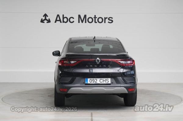 Renault Arkana 2023 in Tallinn on AUTOMOTO.COM.LV Black Renault Arkana 2023 in Tallinn, with an engine capacity of 1.30 L and mileage of 34 thousand km for 18990 €, photo 6 on AUTOMOTO.COM.LV