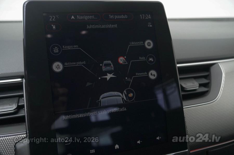 Black Renault Arkana 2023 in Tallinn, with an engine capacity of 1.30 L and mileage of 34 thousand km for 18990 €, photo 16 on AUTOMOTO.COM.LV