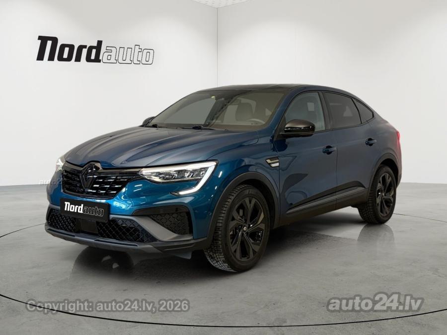 Blue Renault Arkana 2023 in Tallinn, with an engine capacity of 1.60 L and mileage of 62 thousand km for 18900 €, photo 1 on AUTOMOTO.COM.LV