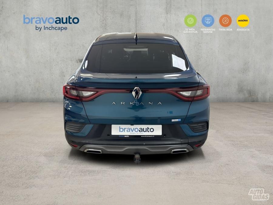 Blue Renault Arkana 2022 in Vilnius, with an engine capacity of 1.60 L and mileage of 67 thousand km for 19700 €, photo 5 on AUTOMOTO.COM.LV