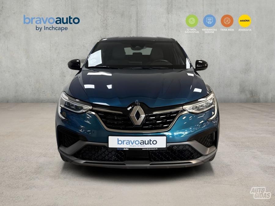 Blue Renault Arkana 2022 in Vilnius, with an engine capacity of 1.60 L and mileage of 67 thousand km for 19700 €, photo 8 on AUTOMOTO.COM.LV