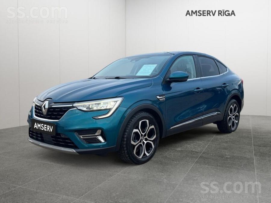 Blue Renault Arkana 2023 in Riga, with an engine capacity of 1.60 L and mileage of 47 thousand km for 19500 €, photo 1 on AUTOMOTO.COM.LV