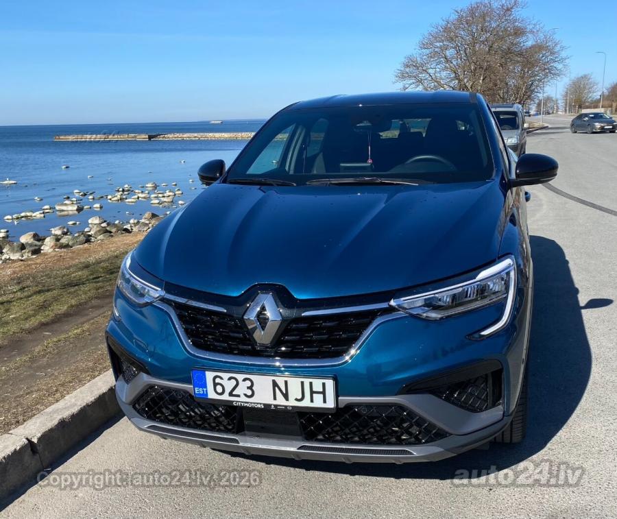 Zils Renault Arkana 2021 Tallina, ar dzinēja tilpumu 1.30 L un nobraukumu 38 tūkst. km par 19200 €, foto 1 vietnē AUTOMOTO.COM.LV
