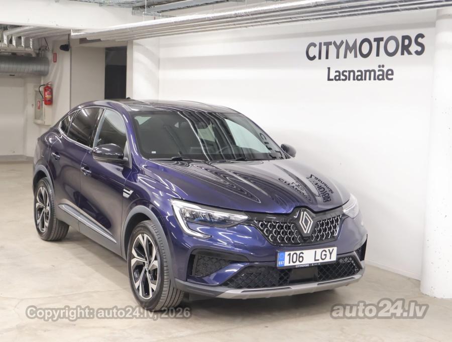 Blue Renault Arkana 2024 in Tallinn, with an engine capacity of 1.60 L and mileage of 46 thousand km for 23900 €, photo 5 on AUTOMOTO.COM.LV
