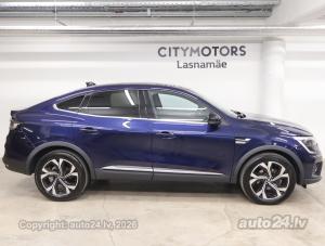 Blue Renault Arkana 2024 in Tallinn, with an engine capacity of 1.60 L and mileage of 46 thousand km for 23900 €, photo 6 on AUTOMOTO.COM.LV