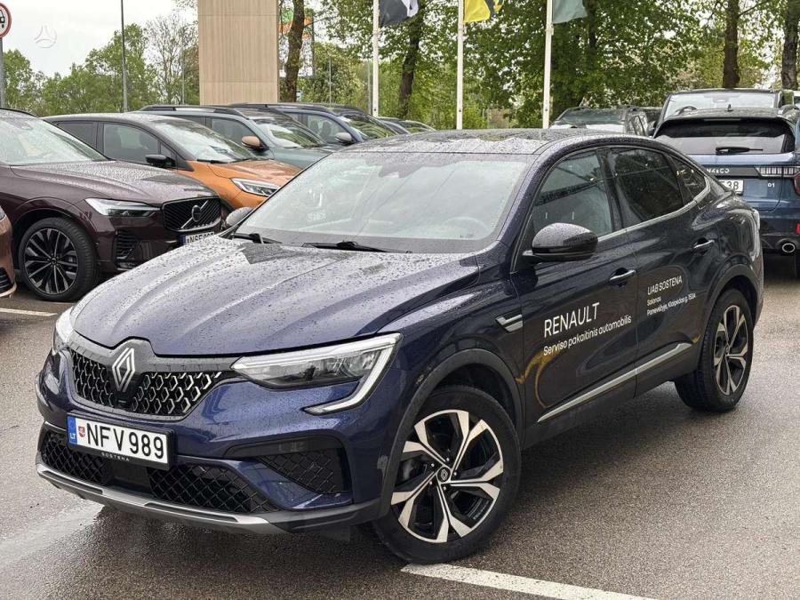 Zils Renault Arkana 2024 Panevēža, ar dzinēja tilpumu 1.33 L un nobraukumu 32 tūkst. km par 21900 €, foto 1 vietnē AUTOMOTO.COM.LV