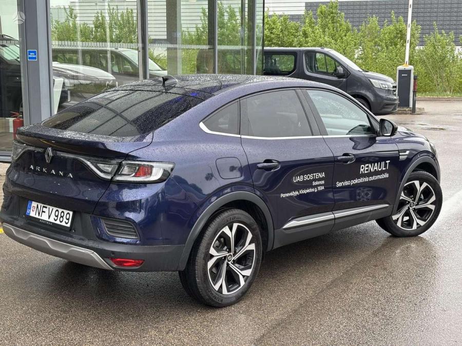 Zils Renault Arkana 2024 Panevēža, ar dzinēja tilpumu 1.33 L un nobraukumu 32 tūkst. km par 21900 €, foto 4 vietnē AUTOMOTO.COM.LV