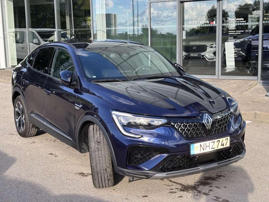 Blue Renault Arkana 2025 in Vilnius, with an engine capacity of 1.33 L and mileage of 11 thousand km for 22900 €, photo 3 on AUTOMOTO.COM.LV