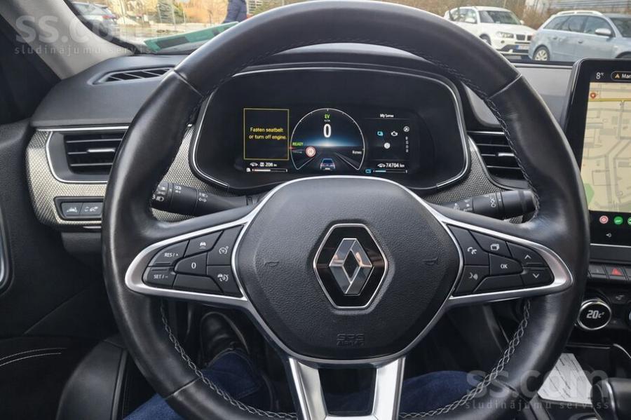 Grey Renault Arkana 2022 in Riga, with an engine capacity of 1.60 L and mileage of 81 thousand km for 15100 €, photo 5 on AUTOMOTO.COM.LV