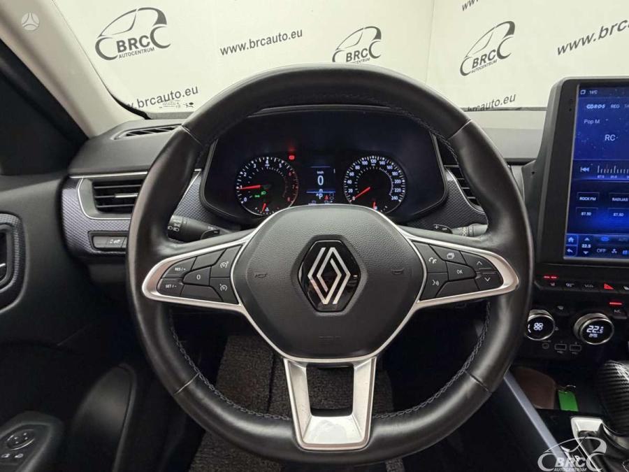 Grey Renault Arkana 2021 in Vilnius, with an engine capacity of 1.60 L and mileage of 31 thousand km for 14990 €, photo 29 on AUTOMOTO.COM.LV