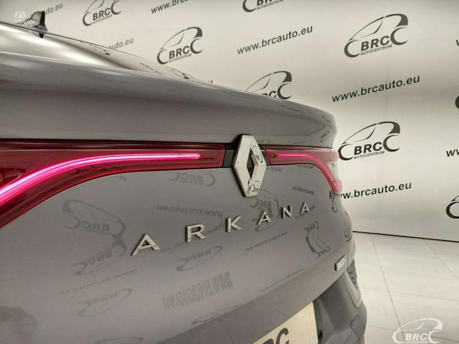 Grey Renault Arkana 2021 in Vilnius, with an engine capacity of 1.60 L and mileage of 137 thousand km for 13800 €, photo 10 on AUTOMOTO.COM.LV