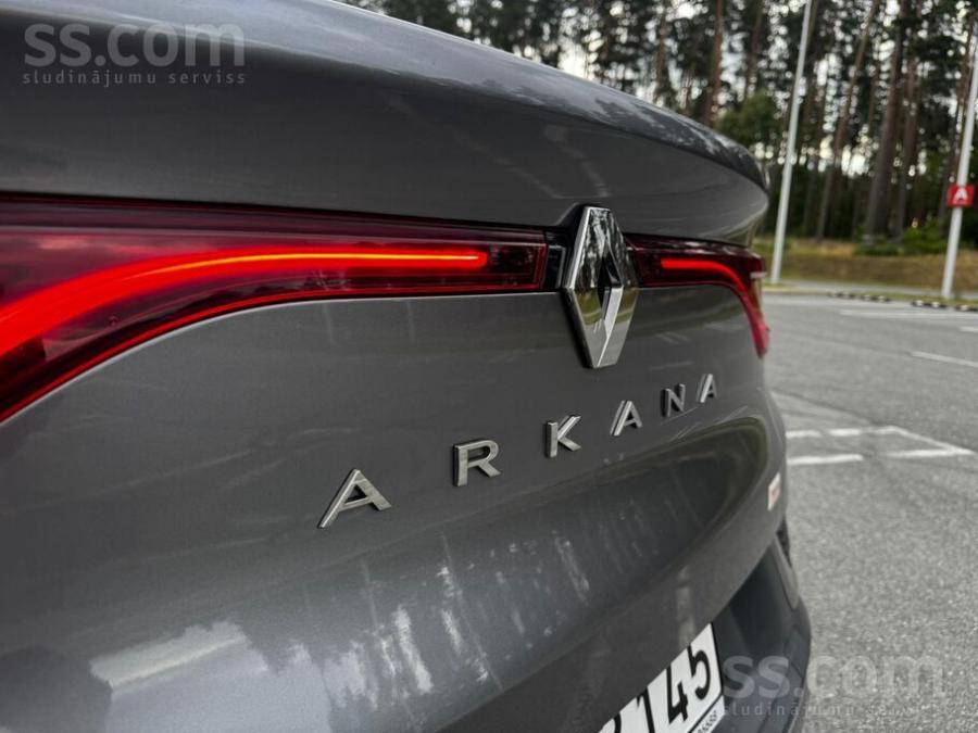 Grey Renault Arkana 2022 in Riga, with an engine capacity of 1.30 L and mileage of 62 thousand km for 16000 €, photo 13 on AUTOMOTO.COM.LV