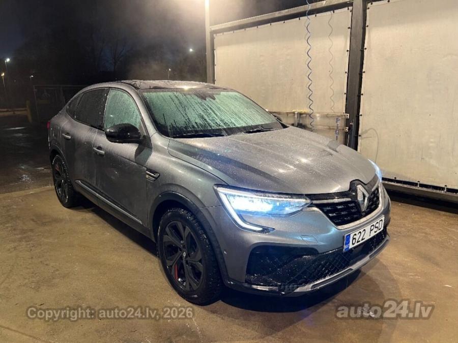 Grey Renault Arkana 2022 in Tallinn, with an engine capacity of 1.60 L and mileage of 68 thousand km for 20500 €, photo 1 on AUTOMOTO.COM.LV