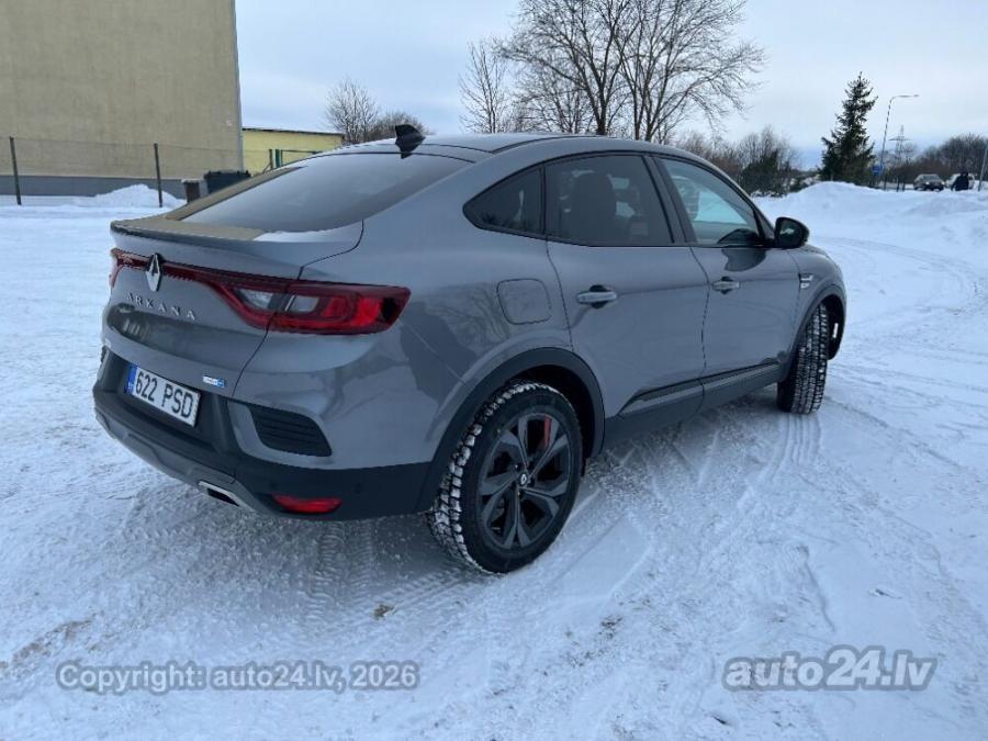 Grey Renault Arkana 2022 in Tallinn, with an engine capacity of 1.60 L and mileage of 68 thousand km for 20500 €, photo 3 on AUTOMOTO.COM.LV