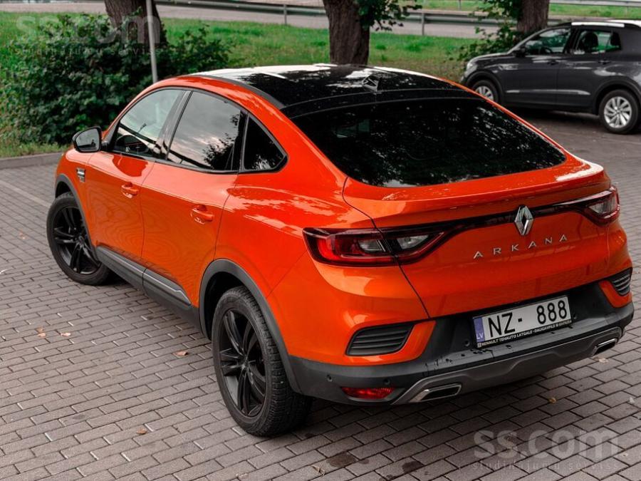 Oranžs Renault Arkana 2021 Daugavpils, ar dzinēja tilpumu 1.30 L un nobraukumu 29 tūkst. km par 19000 €, foto 4 vietnē AUTOMOTO.COM.LV