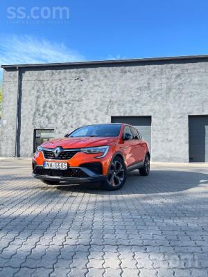 Orange Renault Arkana 2021 in Riga, with an engine capacity of 1.30 L and mileage of 77 thousand km for 15400 €, photo 3 on AUTOMOTO.COM.LV