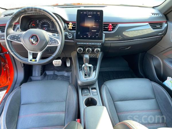 Orange Renault Arkana 2021 in Riga, with an engine capacity of 1.30 L and mileage of 77 thousand km for 15400 €, photo 8 on AUTOMOTO.COM.LV