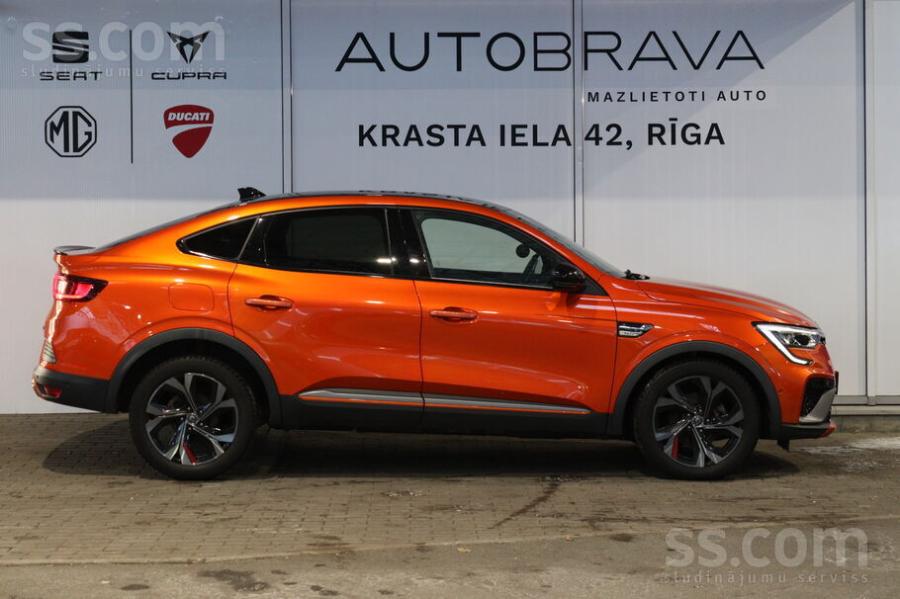 Oranžs Renault Arkana 2022 Rīga, ar dzinēja tilpumu 1.60 L un nobraukumu 61 tūkst. km par 19990 €, foto 5 vietnē AUTOMOTO.COM.LV
