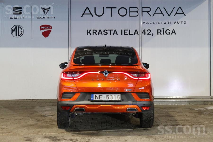 Oranžs Renault Arkana 2022 Rīga, ar dzinēja tilpumu 1.60 L un nobraukumu 61 tūkst. km par 19990 €, foto 7 vietnē AUTOMOTO.COM.LV