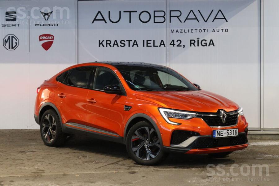 Оранжевый Рено Arkana 2022 в Рига, объемом двигателя 1.60 л и пробегом 61 тыс. км за 19490 €, фото 4 на AUTOMOTO.COM.LV