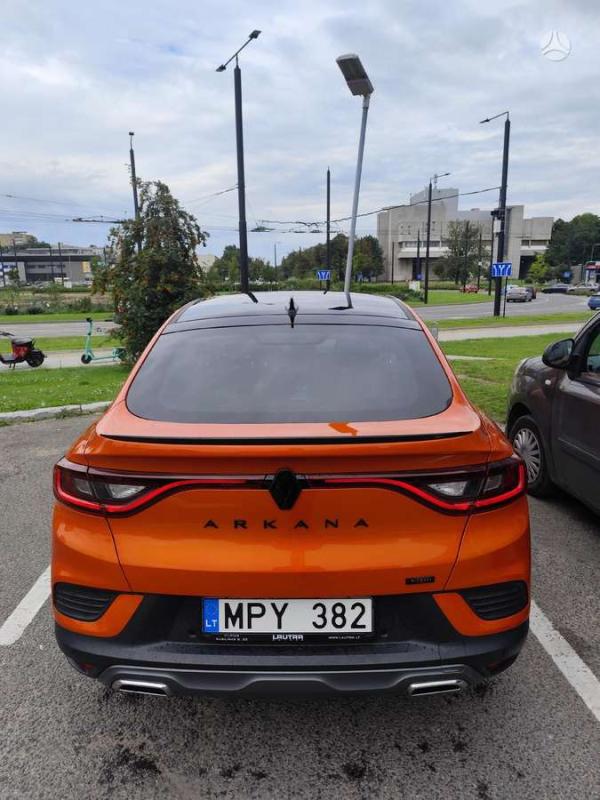 Oranžs Renault Arkana 2023 Viļņa, ar dzinēja tilpumu 1.60 L un nobraukumu 63 tūkst. km par 21000 €, foto 8 vietnē AUTOMOTO.COM.LV