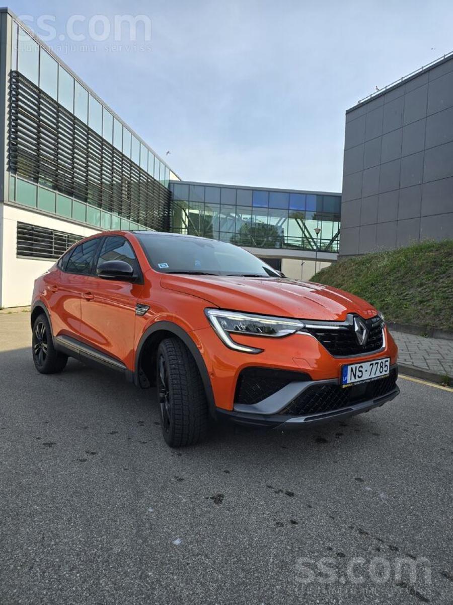 Orange Renault Arkana 2021 in Daugavpils, with an engine capacity of 1.30 L and mileage of 19 thousand km for 19000 €, photo 3 on AUTOMOTO.COM.LV