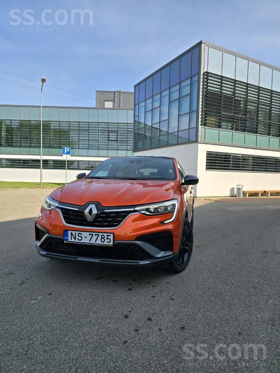 Orange Renault Arkana 2021 in Daugavpils, with an engine capacity of 1.30 L and mileage of 19 thousand km for 19000 €, photo 4 on AUTOMOTO.COM.LV