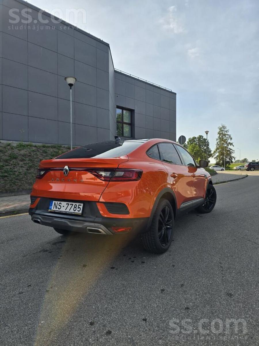 Orange Renault Arkana 2021 in Daugavpils, with an engine capacity of 1.30 L and mileage of 19 thousand km for 19000 €, photo 6 on AUTOMOTO.COM.LV