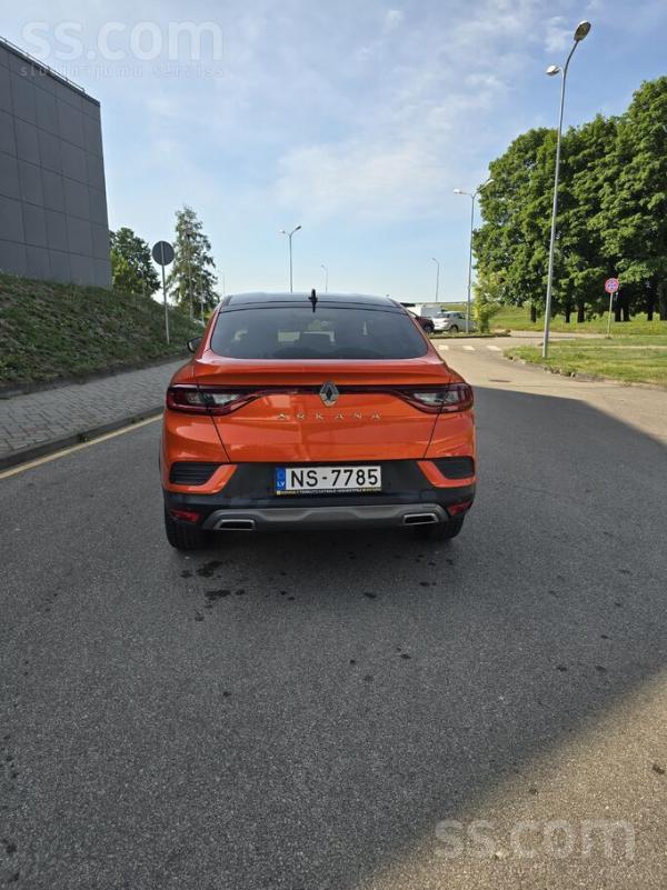 Orange Renault Arkana 2021 in Daugavpils, with an engine capacity of 1.30 L and mileage of 19 thousand km for 19000 €, photo 6 on AUTOMOTO.COM.LV
