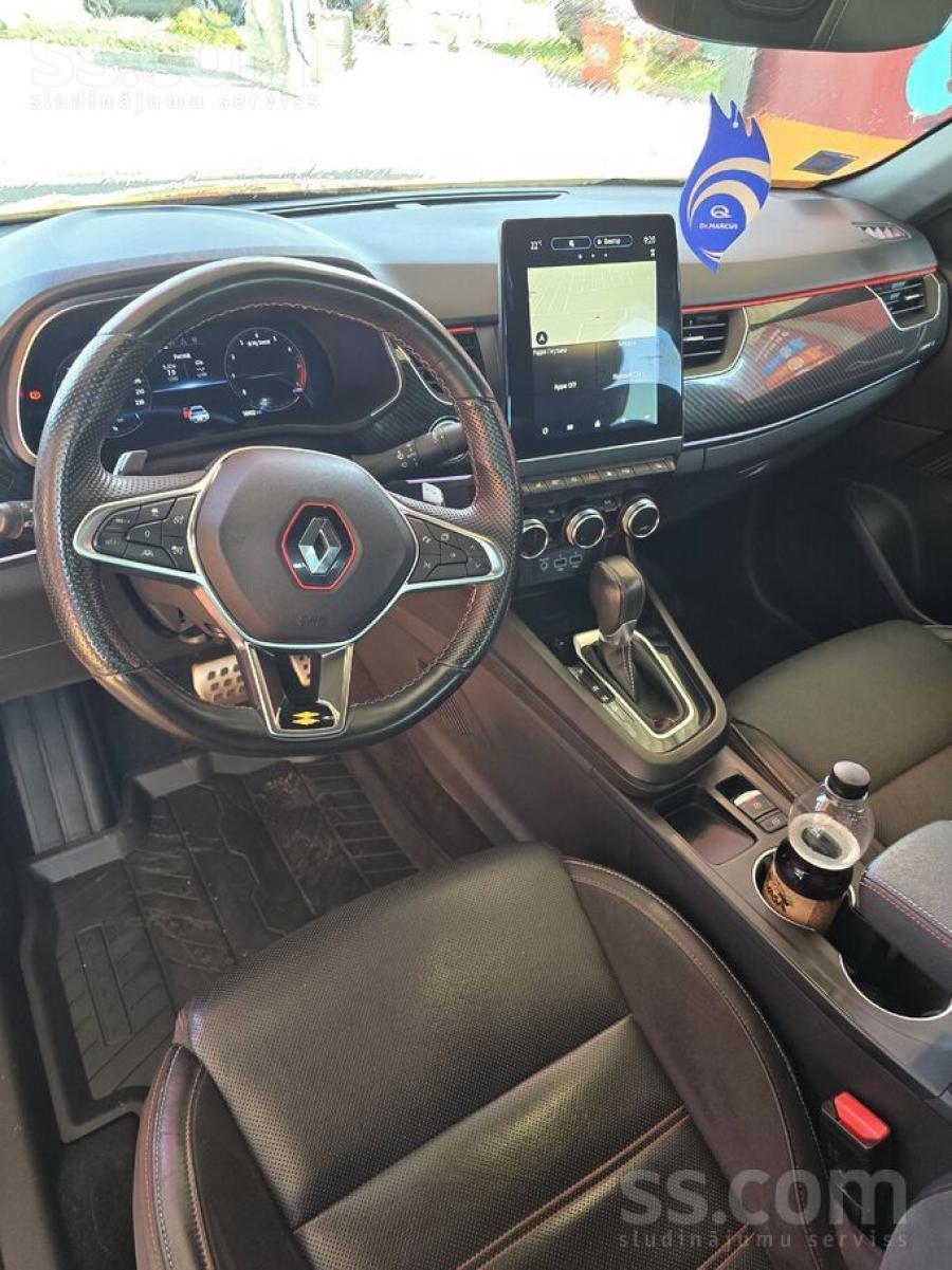 Orange Renault Arkana 2021 in Daugavpils, with an engine capacity of 1.30 L and mileage of 19 thousand km for 19000 €, photo 11 on AUTOMOTO.COM.LV