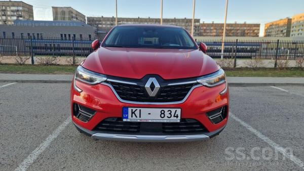 Red Renault Arkana 2021 in Riga, with an engine capacity of 1.30 L and mileage of 63 thousand km for 15500 €, photo 3 on AUTOMOTO.COM.LV
