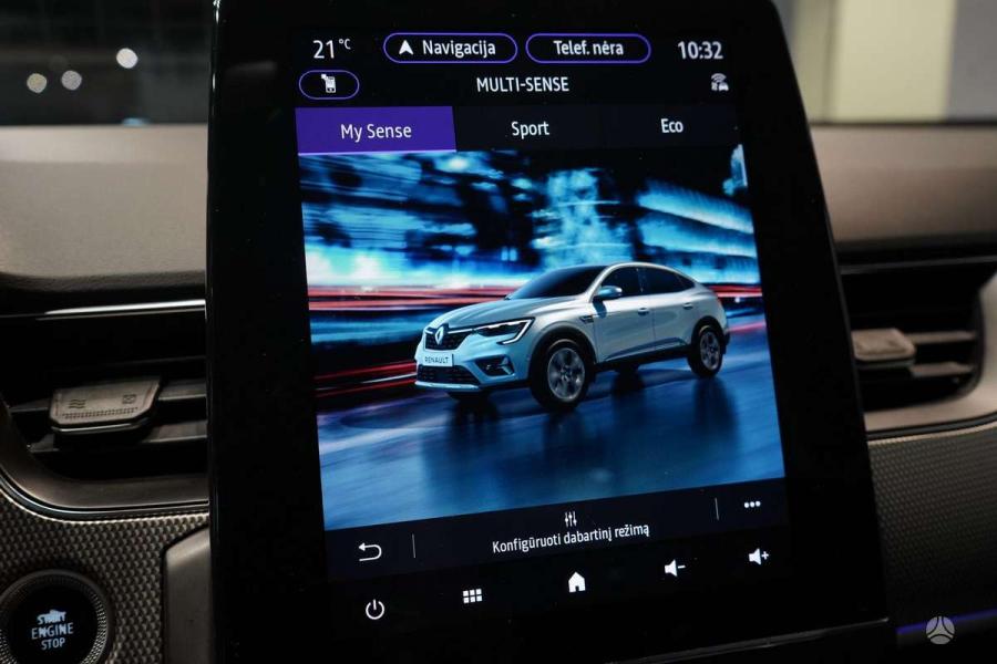 Sarkans Renault Arkana 2021 Viļņa, ar dzinēja tilpumu 1.33 L un nobraukumu 113 tūkst. km par 16500 €, foto 20 vietnē AUTOMOTO.COM.LV
