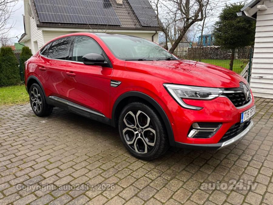 Sarkans Renault Arkana 2021 Tallina, ar dzinēja tilpumu 1.60 L un nobraukumu 73 tūkst. km par 17850 €, foto 1 vietnē AUTOMOTO.COM.LV