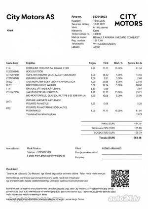 Красный Рено Arkana 2021 в Таллин, объемом двигателя 1.30 л и пробегом 45 тыс. км за 16250 €, фото 23 на AUTOMOTO.COM.LV