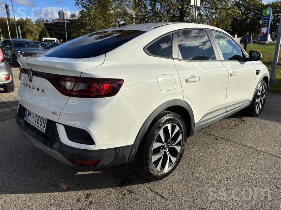 Balts Renault Arkana 2022 Rīga, ar dzinēja tilpumu 1.30 L un nobraukumu 75 tūkst. km par 16800 €, foto 3 vietnē AUTOMOTO.COM.LV