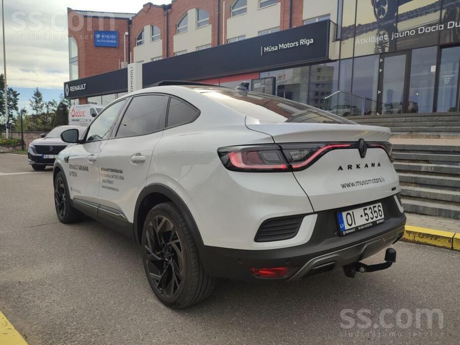 Balts Renault Arkana 2025 Rīga, ar dzinēja tilpumu 1.60 L un nobraukumu 28 tūkst. km par 26400 €, foto 5 vietnē AUTOMOTO.COM.LV