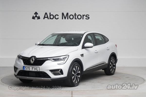 White Renault Arkana 2021 in Tallinn, with an engine capacity of 1.30 L and mileage of 50 thousand km for 15990 €, photo 1 on AUTOMOTO.COM.LV