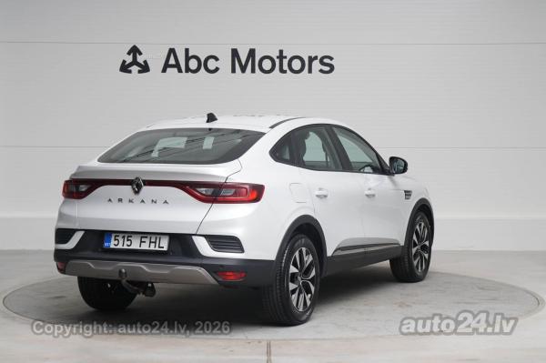White Renault Arkana 2021 in Tallinn, with an engine capacity of 1.30 L and mileage of 50 thousand km for 15990 €, photo 4 on AUTOMOTO.COM.LV