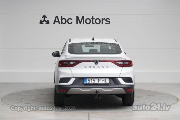 White Renault Arkana 2021 in Tallinn, with an engine capacity of 1.30 L and mileage of 50 thousand km for 15990 €, photo 5 on AUTOMOTO.COM.LV