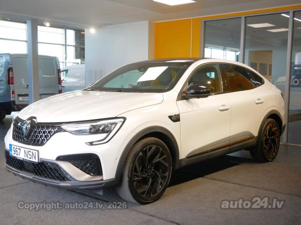 White Renault Arkana 2024 in Tallinn, with an engine capacity of 1.60 L and mileage of 47 thousand km for 22990 €, photo 5 on AUTOMOTO.COM.LV