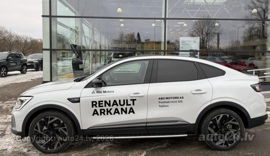 Balts Renault Arkana 2025 Tallina, ar dzinēja tilpumu 1.30 L un nobraukumu 6 tūkst. km par 26990 €, foto 4 vietnē AUTOMOTO.COM.LV
