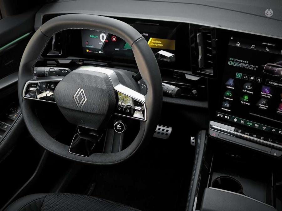 Melns Renault Austral 2026 Kauņa, ar dzinēja tilpumu 1.20 L un nobraukumu 9 tūkst. km par 36900 €, foto 8 vietnē AUTOMOTO.COM.LV